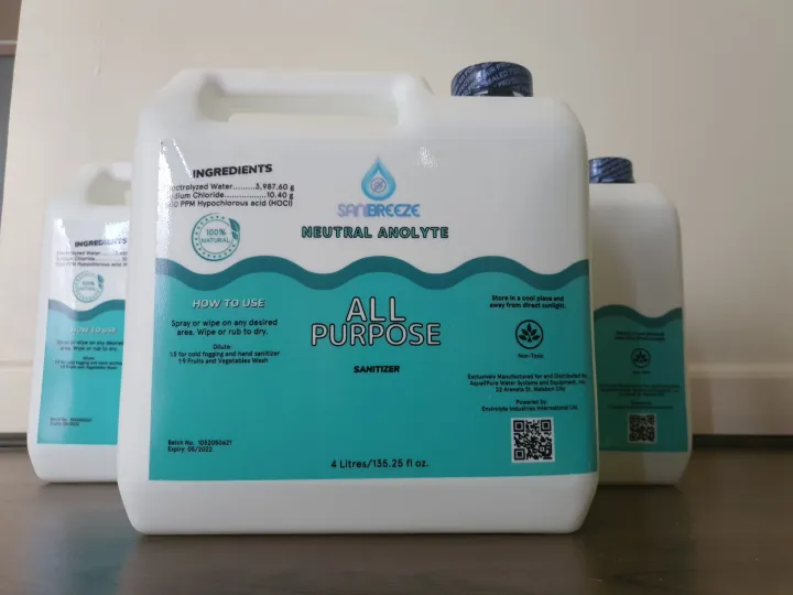 Sanibreeze Neutral Acolyte disinfection Solution 4L - All Purpose ...