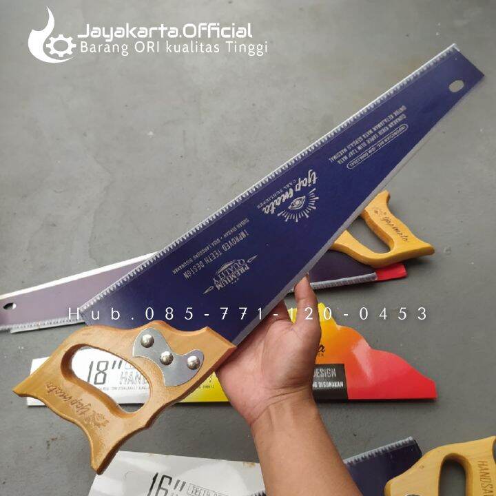 Gergaji kayu cap mata asli 16 inch potong belah kayu original tjap mata kualitas terbaik ...