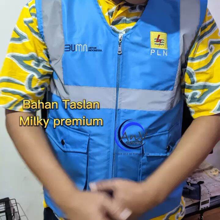 Bisa Satuan ROMPI PLN FULL BORDIR/ROMPI BORDIR LISTRIK PINTAR VEST BUMN ... Bisa Satuan ROMPI PLN FULL BORDIR/ROMPI BORDIR LISTRIK PINTAR VEST BUMN ...