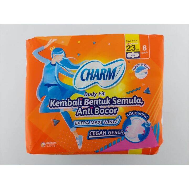 isi 7 pcs charm extra maxi wing 23cm | Lazada Indonesia