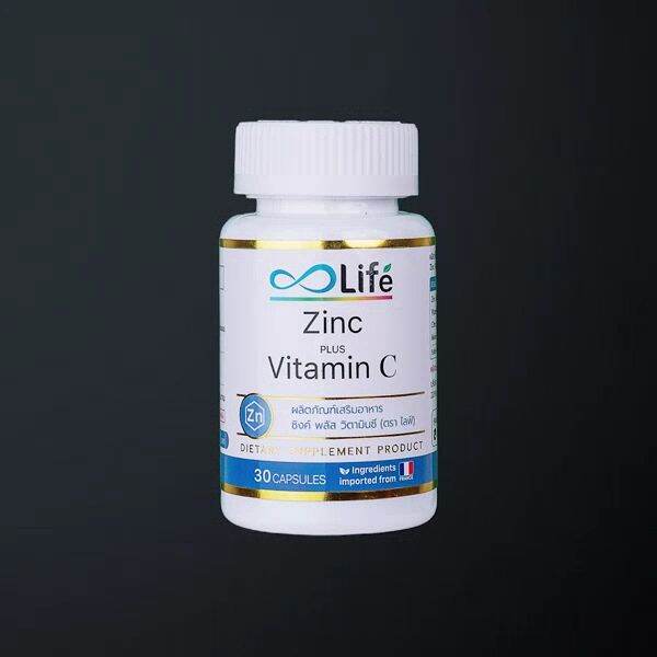 ไลฟ์ ซิงค์ พลัส วิตามินซี Life Zinc Plus Vitamin C วิตามินบำรุงผม ชุด ...