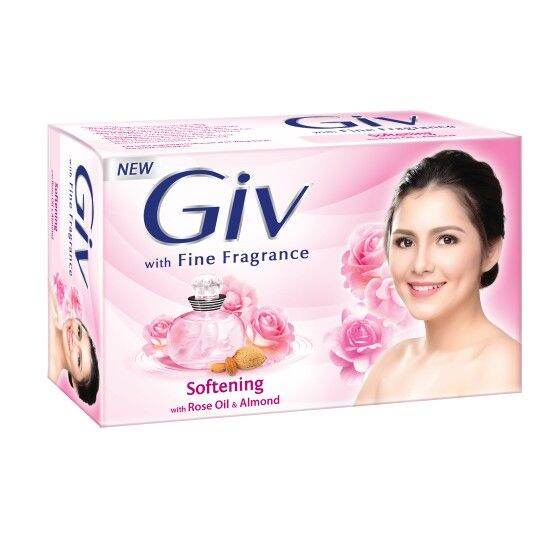 GIV Beauty Soap Pink Softening w/ Rose Oil & Almond 76g | Lazada PH