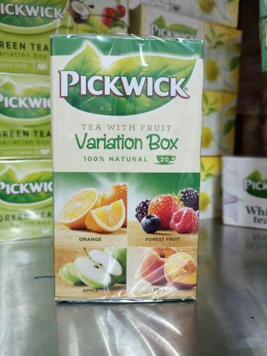 ชาผลไม้หลากรสธรรมชาติแท้100% Pickwick Tea With Fruit Variation Box 100% ...