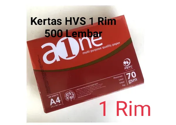 Kertas HVS A4 1 Rim = 500 Lembar | Lazada Indonesia