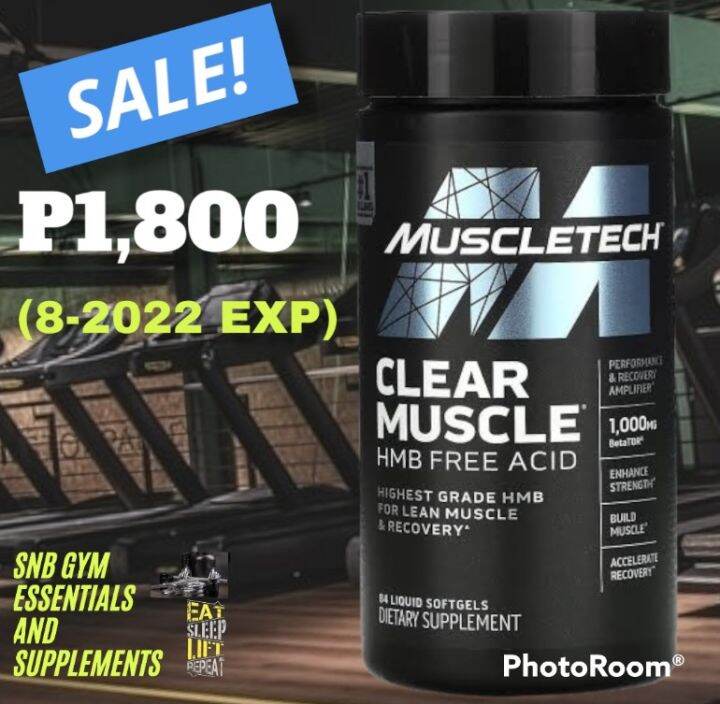 Muscletech Clear Muscle HMB FREE ACID 84 liquid caps | Lazada PH