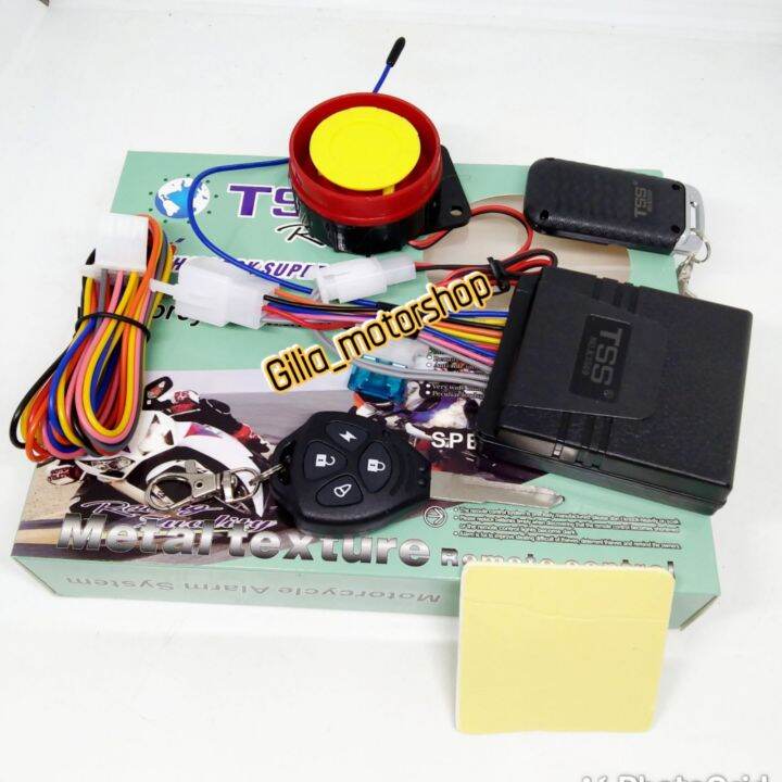 Alarm motor remote starter TSS Remot Motor Alarm Motor TSS Anti Maling ...