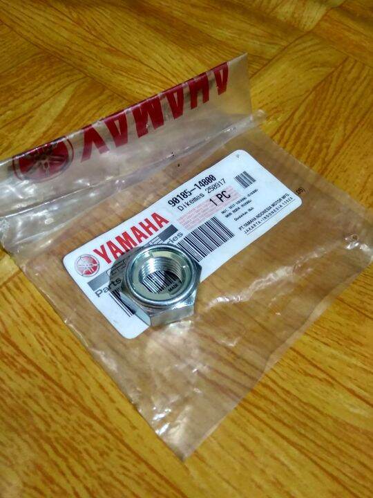 Nut Self Locking mur as roda depan original Yamaha RX King | Lazada ...