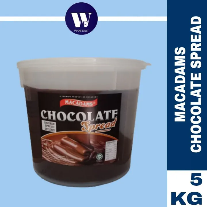 [5Kg] MACADAMS CHOCOLATE SPREAD | LEPA COKLAT | INTI WAFFLE | Lazada