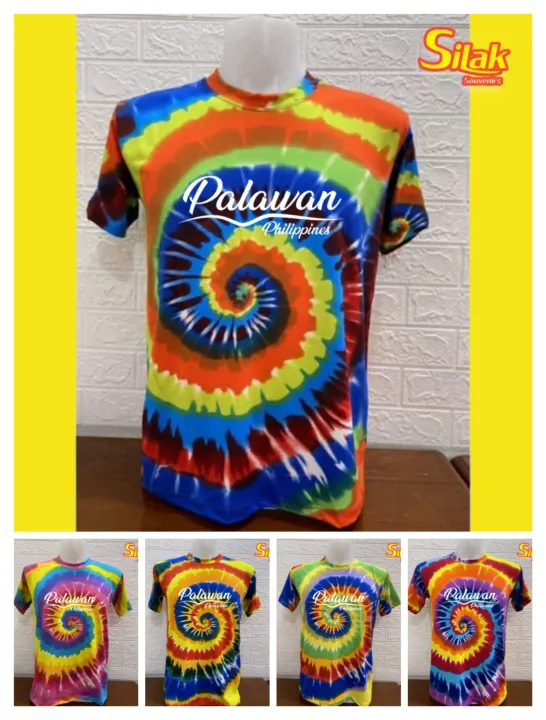 Palawan Souvenir Tourist Shirt Tie dye | Lazada PH