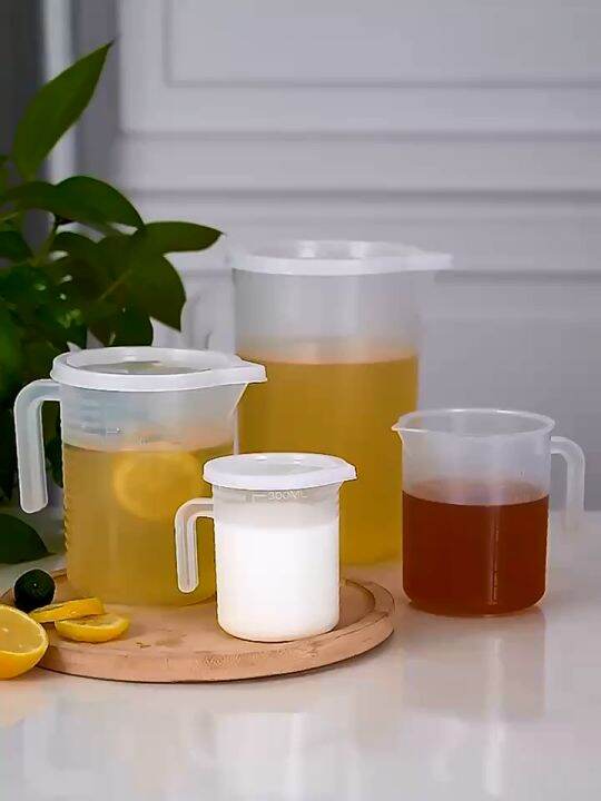 Plastic Measuring Pitcher with Lid/cover BPA-FREE Eco-Friendly Carafes ...