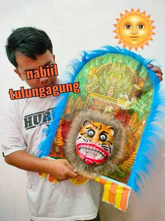 topeng reog Ponorogo bahan mika | Lazada Indonesia