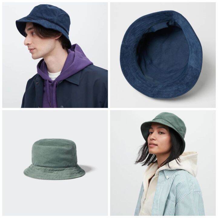 Uniqlo Topi bucket corduroy unisex origin4l | Lazada Indonesia