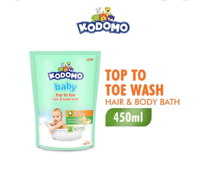 Kodomo top to toe wash 450ml | Lazada Indonesia