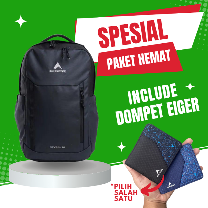 Tas Eiger Ransel Reveal 14 Tas Sekolah Anak Kuliah Tas Punggung Eiger | Lazada Indonesia