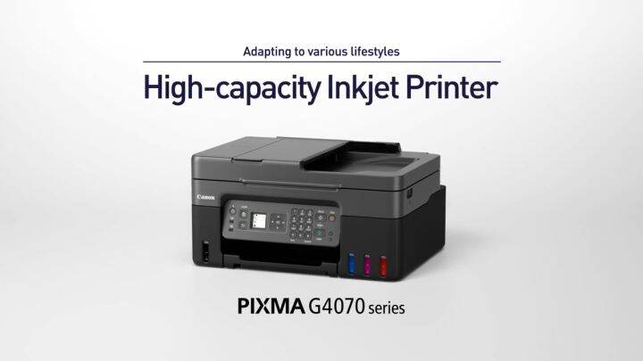 Canon Printer PIXMA G4770 | Print, Scan, Copy, Fax | Wi-Fi, Air Print ...