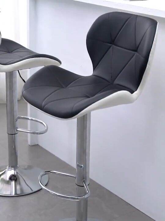 【COD&24 Hours Delivery】 Bar Stool High Chair, 360 Degree Rotating ...