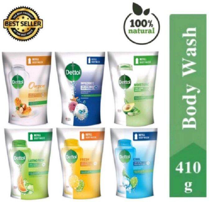 Sabun Cair Dettol Antibacterial Body Wash 410g all varian | Lazada Indonesia