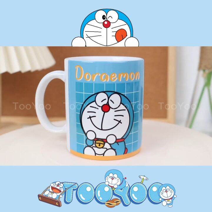 Ly sứ 6 nhân vật Doraemon, Nobita, Shizuka, Jaian, Doraemi, Suneo dễ ...