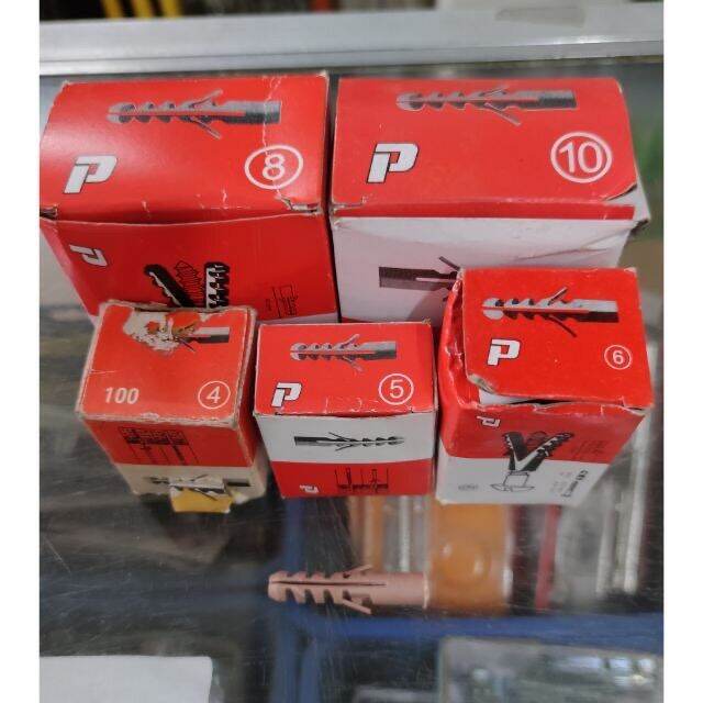 Plastic Tox For Screw 4, 5, 6, 8 MM (70 PCS-100 PCS) | Lazada PH