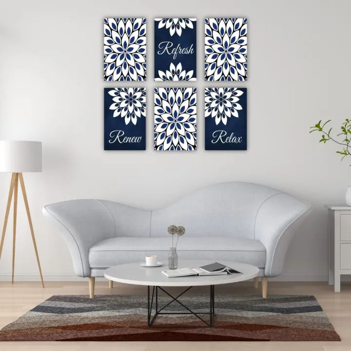 HD Hiasan dinding ruang tamu /living room decoration / modern ...