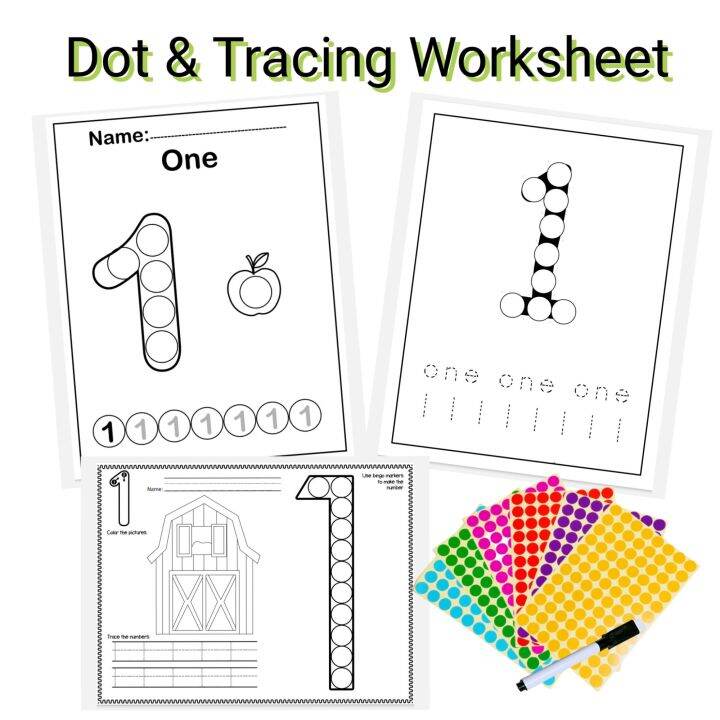 (Numbers) Do A Dot Activity Worksheet Preschool Tracing Worksheet ...