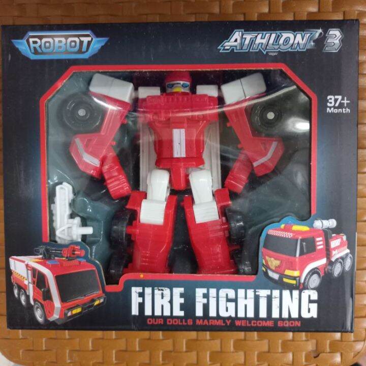 Mini New Vulcan Pemadam Transformasi Robot / Deformasi Robot / 12cm ...
