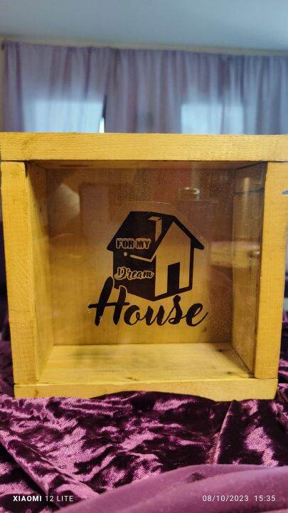 Glass Alkansya and Wood frame 2024 | Lazada PH