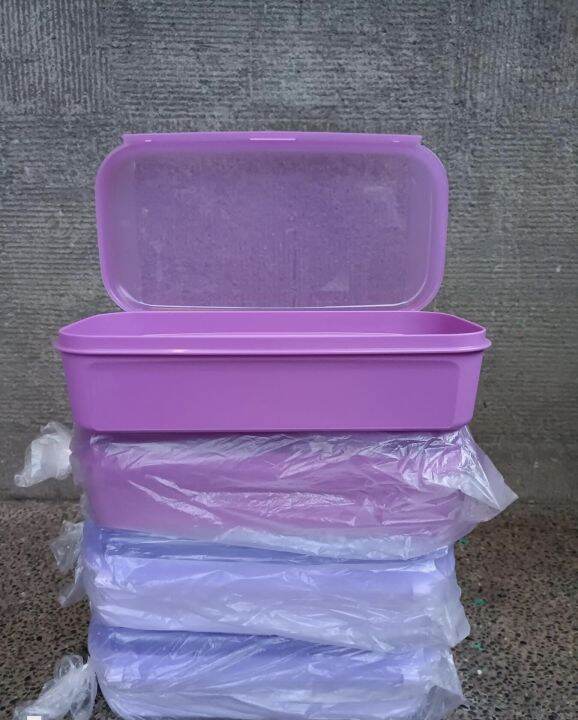Authentic tupperware Signature Rectangle Low 980 mL Capacity | Lazada PH