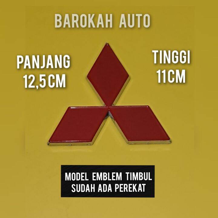 L300 emblem logo mitsubishi tiga berlian l300 | Lazada Indonesia