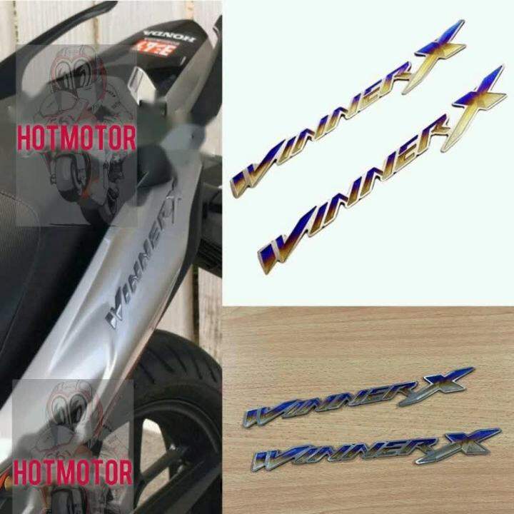 HONDA RSX 150 WINNER RSX/RSX150 [WINNER X] EMBLEMS LOGO ALLOY TITANIUM ...