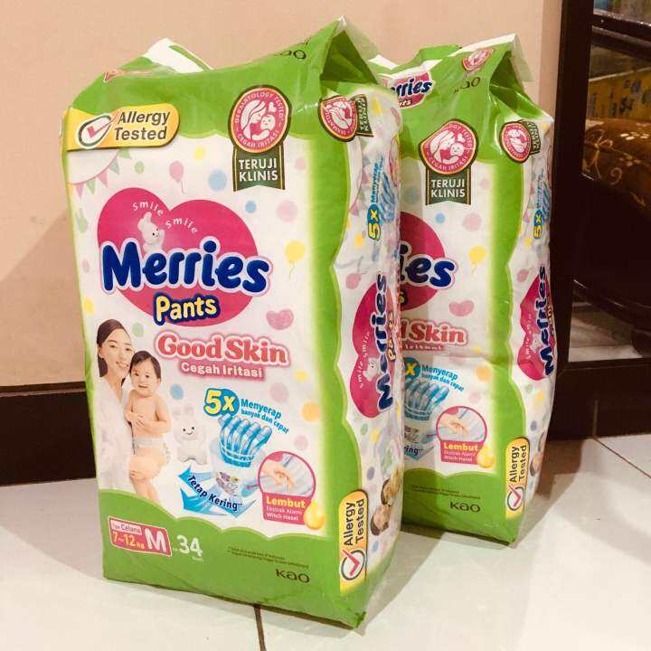 Merries Good Skin S40 M30 L30 XL26 | Lazada Indonesia
