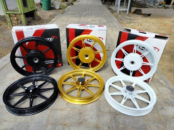 VELG VELEG PELEK PELAK KTC RACING PALANG 8 SPECTRE UNTUK SCOOPY BEAT ...