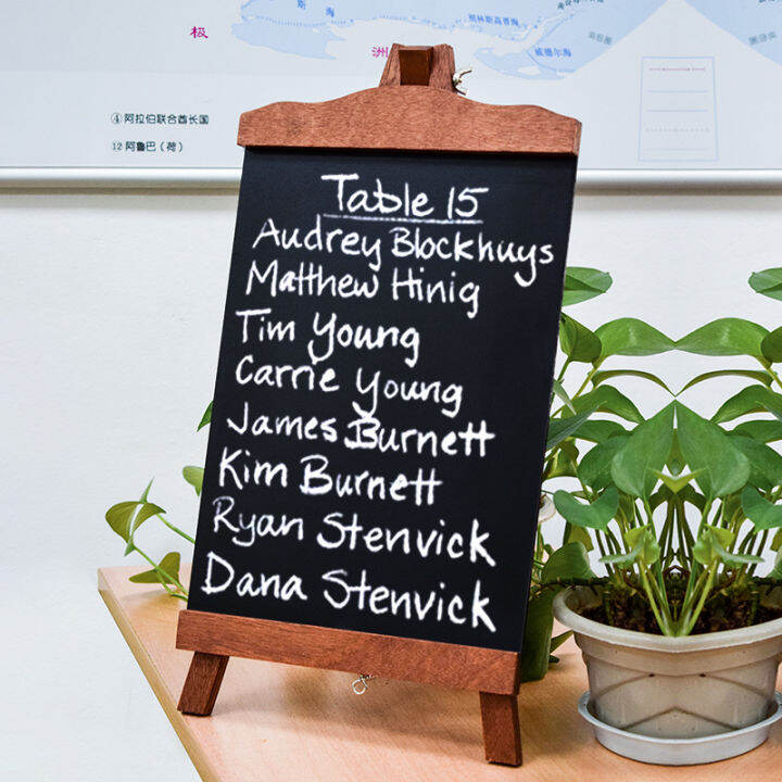 Desktop Small Blackboard Shop Stall Display Card Advertising Panel Vertical Bar Counter Message ...