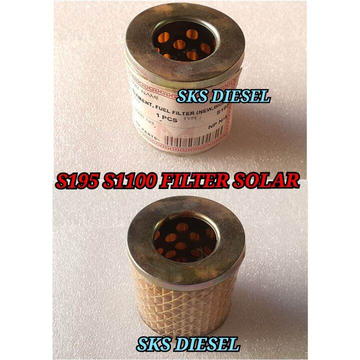 S195 S1100 S1110 S1115 FILTER SOLAR SARINGAN MINYAK MESIN DIESEL ...