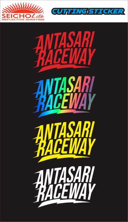 Stiker Antasary Raceway Motor Tik Tok Vario Beat PCX Nmax Aerox ...