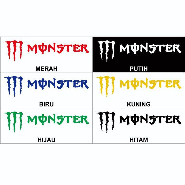 Stiker/Sticker cutting monster memanjang keren | Lazada Indonesia