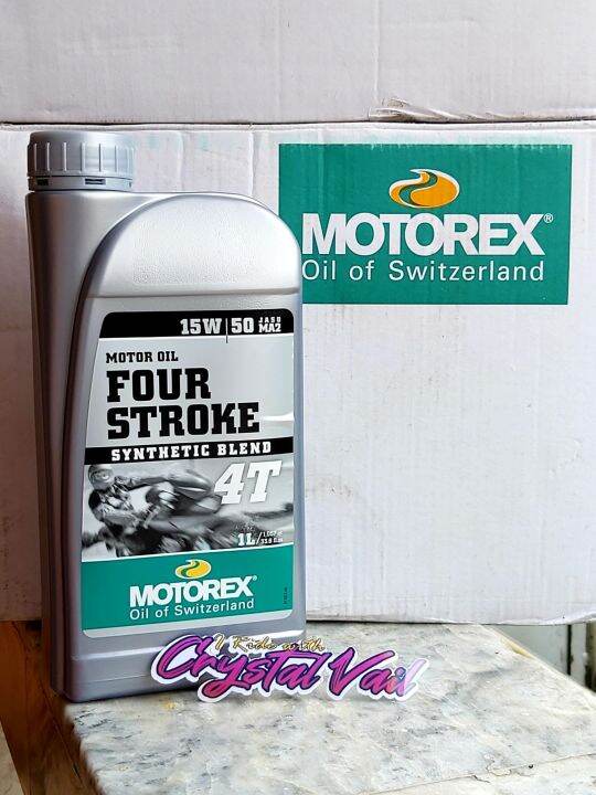 MOTOREX 15W/50 4T Synt. Blend | Lazada PH