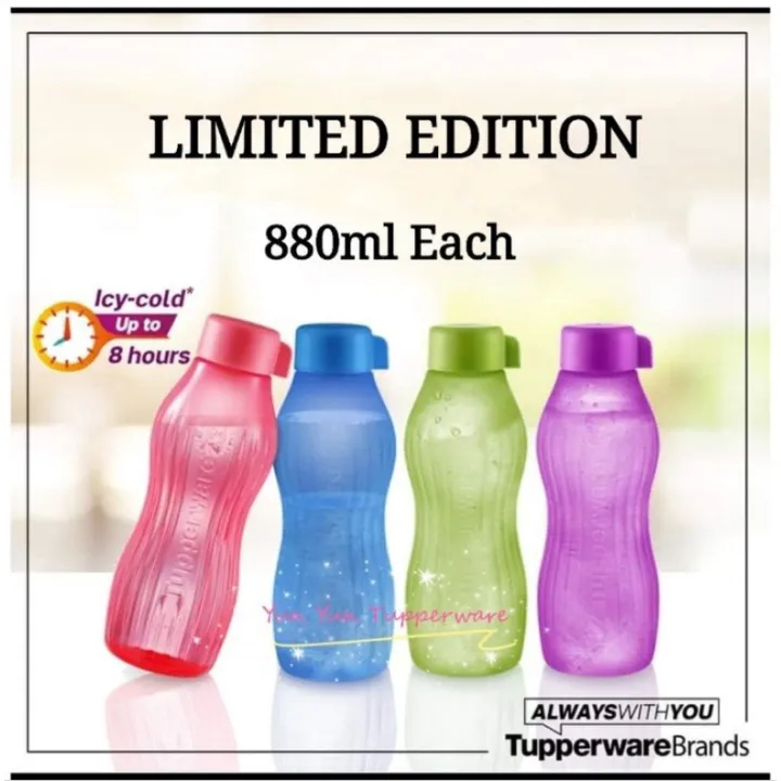 xtreme aqua bottle tupperware ukuran 880 ml | Lazada Indonesia