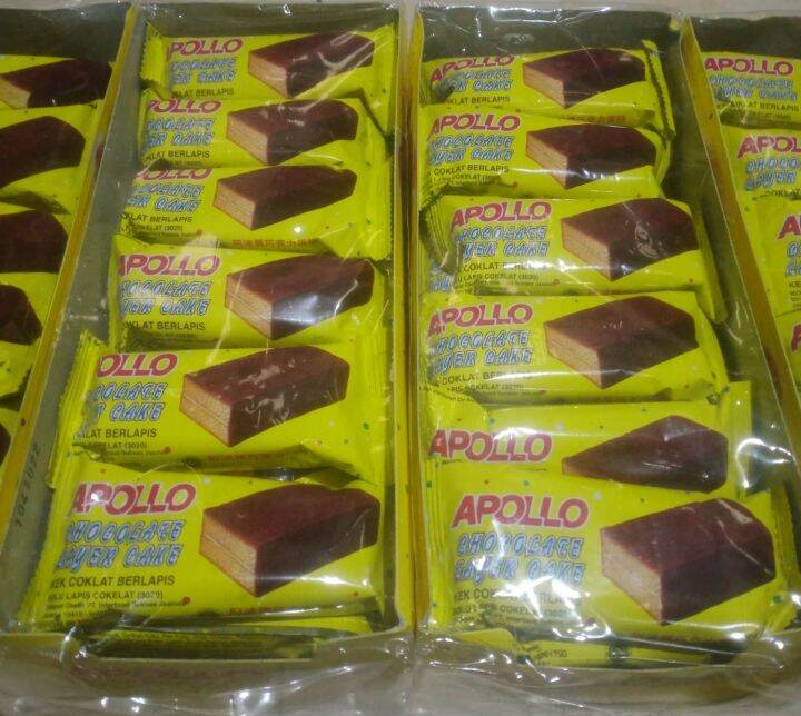 Apollo Layer Cake Chocolate Isi 24 Pcs | Lazada Indonesia
