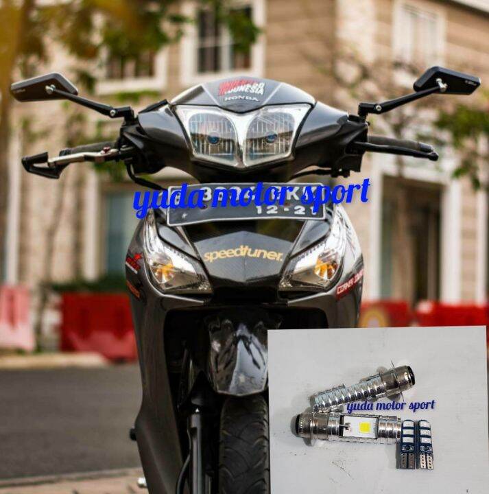 TERMURAH LAMPU LED SUPRA HELM IN LAMPU DEPAN LED SUPRA HELM IN PLUS ...