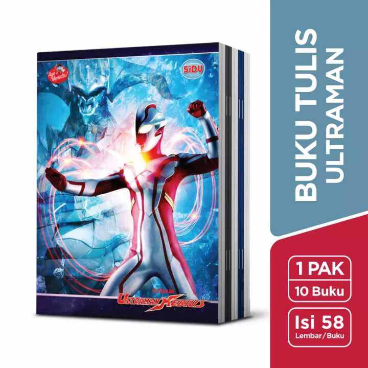 SiDu buku tulis Ultraman 58 lembar ( 1 pak isi 10 buku ) | Lazada Indonesia