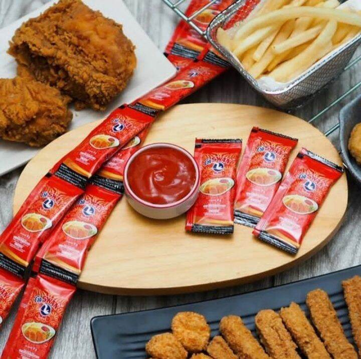 3 pack (72 sachet) Saus Sambal Sachet Cap Swan Terbang | Lazada Indonesia