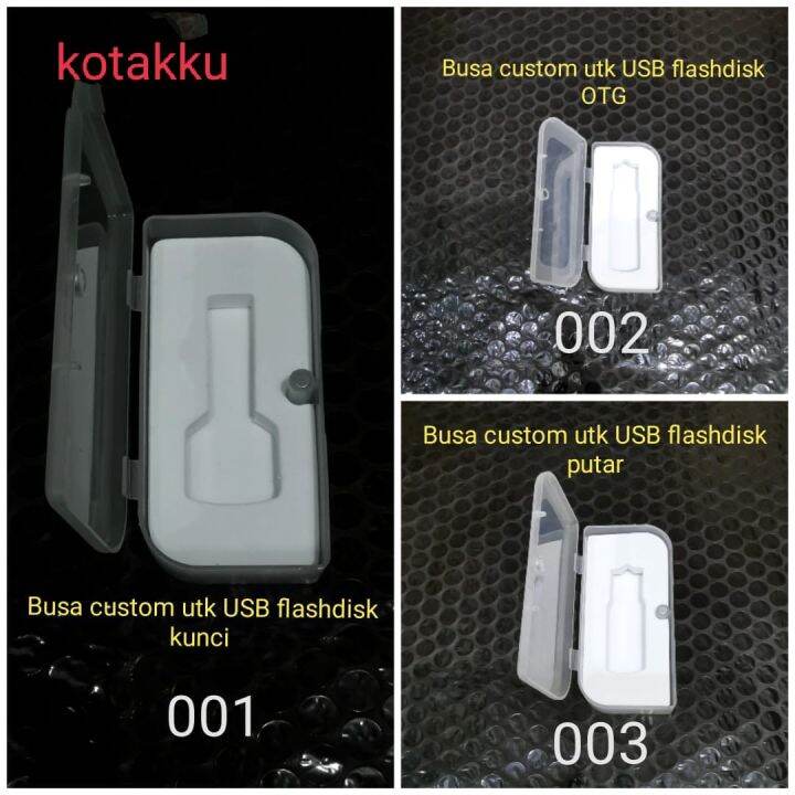 Box kotak usb flashdisk plastik trasparan | Lazada Indonesia