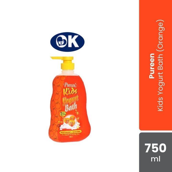 PUREEN Kids Head To Toe Wash 750ml (Orange) | Lazada