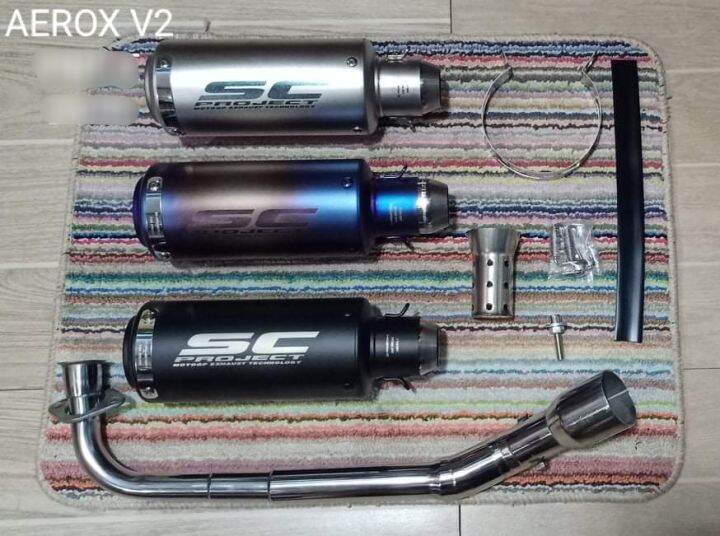 AEROX V2 FULL EXHAUST SYSTEM SC PROJECT | Lazada PH