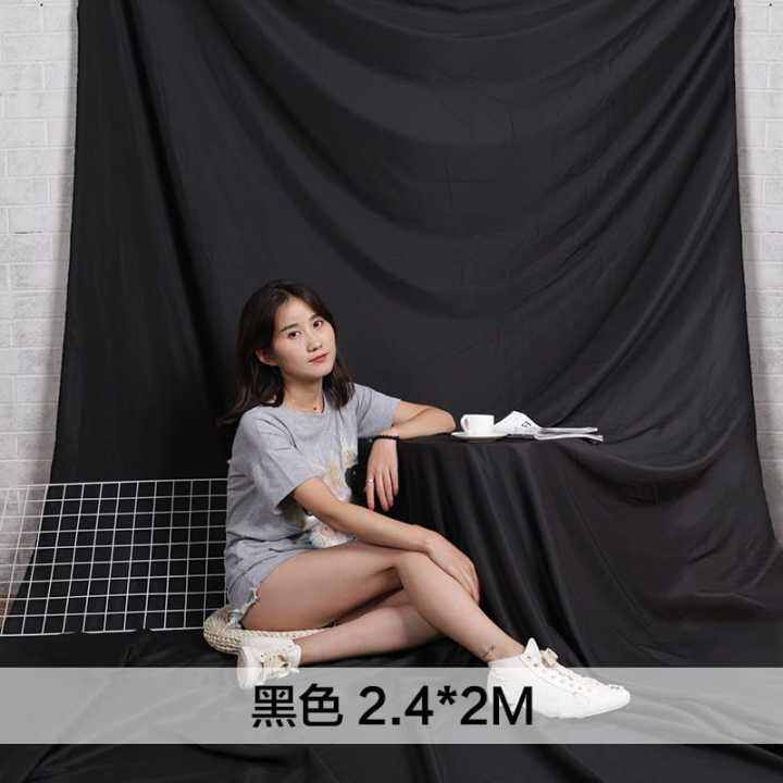 kain polos meteran background foto studio bahan microtex aesthetic ...