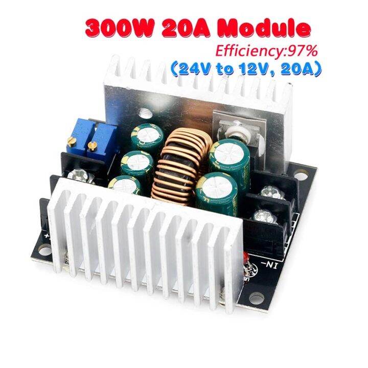 Pcbfun DC-DC 300W 20A Constant Current Adjustable Buck Converter Step ...