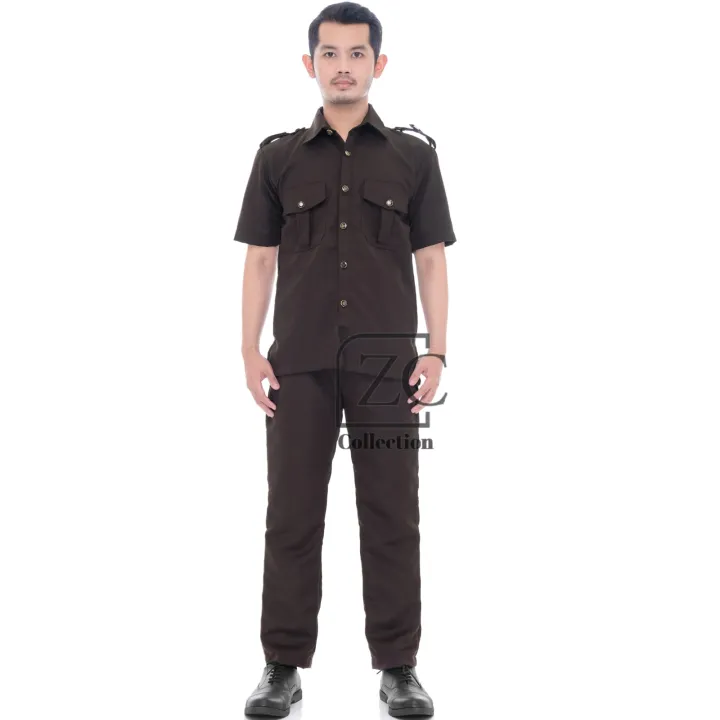 seragam safari tangan pendek seragam security seragam bodyguard baju ... seragam safari tangan pendek seragam security seragam bodyguard baju ...