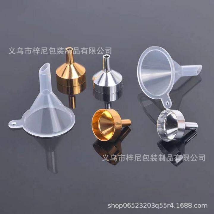 Mini Funnel Pp Transparent Small Funnel Cosmetic Water Perfume Sub ...