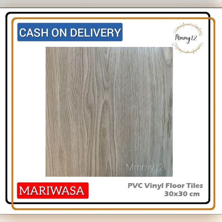 Mariwasa Luxury Vinyl Floor Tiles Crimson Grey 30x30cm 1.3mm | Lazada PH